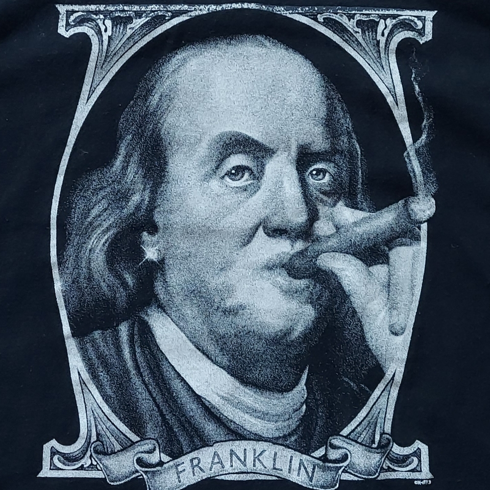 Benjamin Franklin Original Gangsta Tank Medium Gildan - Gem